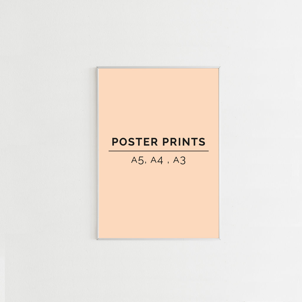 A5, A4, A3 Posters – Saxon Print