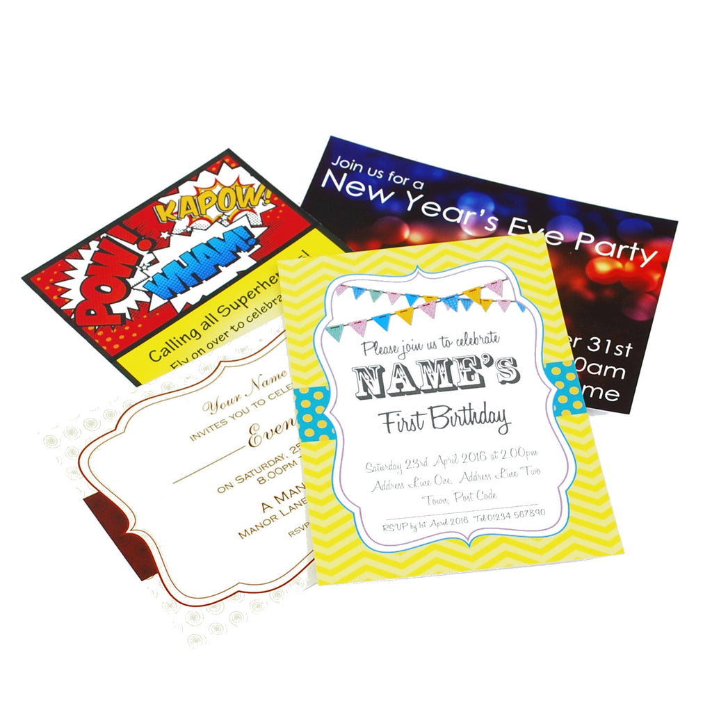 A5 Party Invitations – Saxon Print